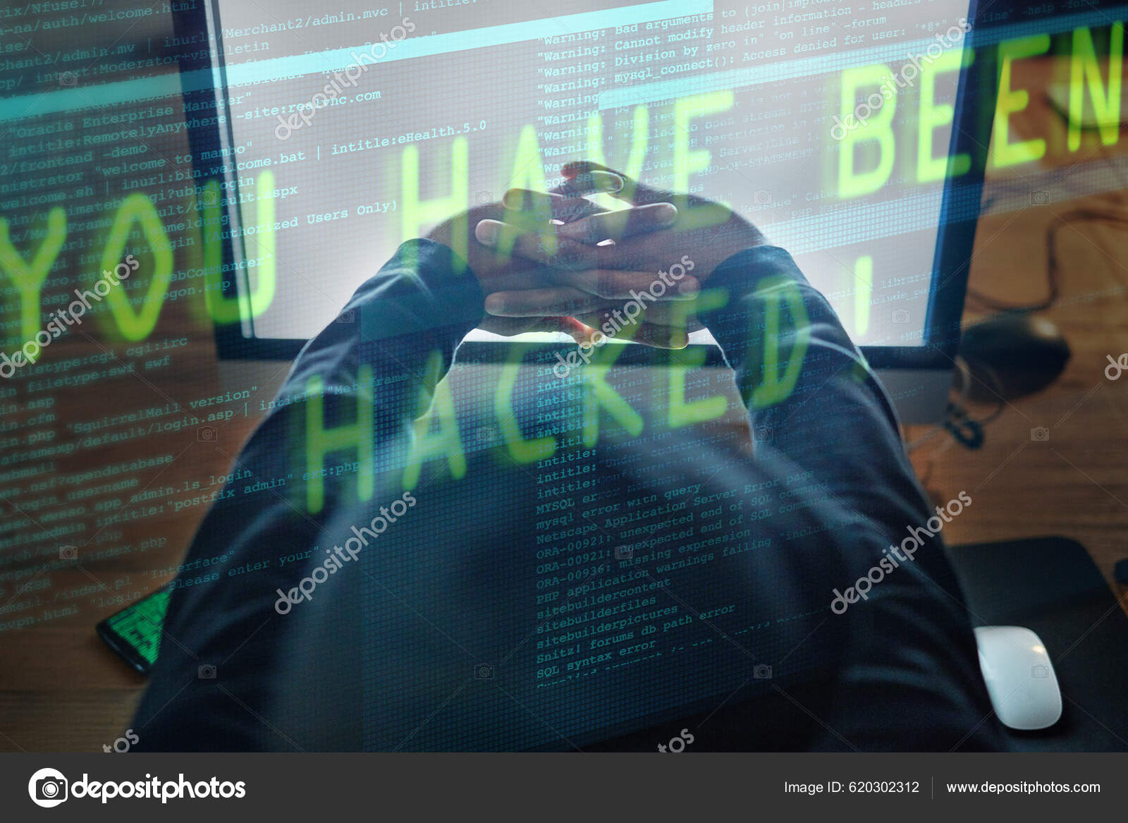 Tackling His Latest Victim Rearview Shot Unidentifiable Hacker Cracking ...