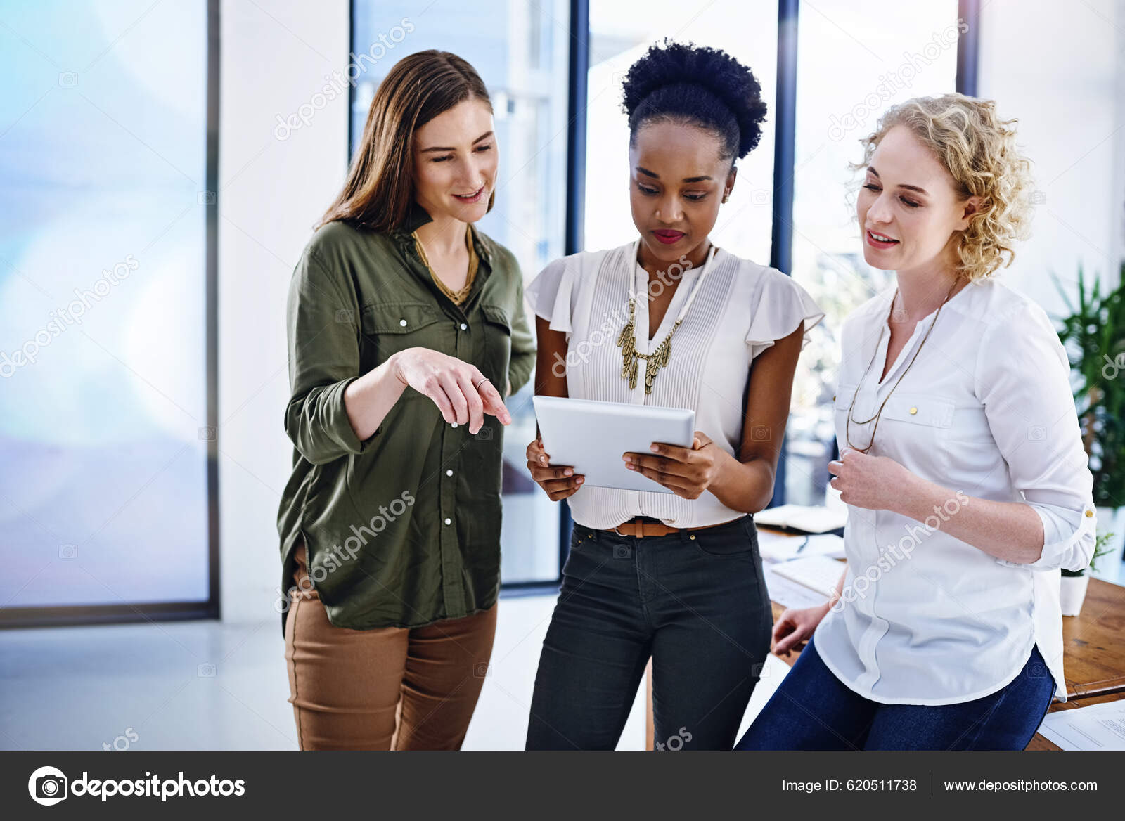 Managing Task Hand Team Designers Working Together Office — Stock Photo ...