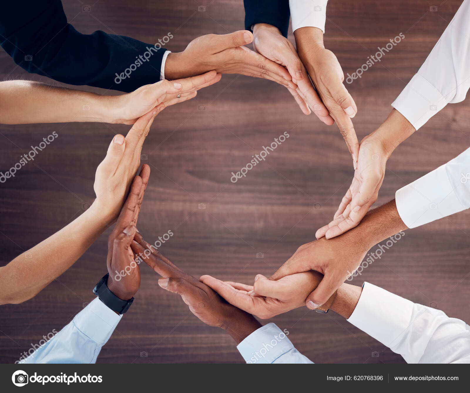 Business Diversity Hands Circle Teamwork Unity Trust Support Work Collaboration — Stock Photo ...