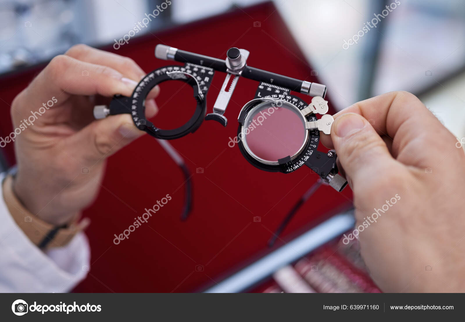 Optometry Healthcare Optometrist Trial Lens Eye Test Optical Clinic ...