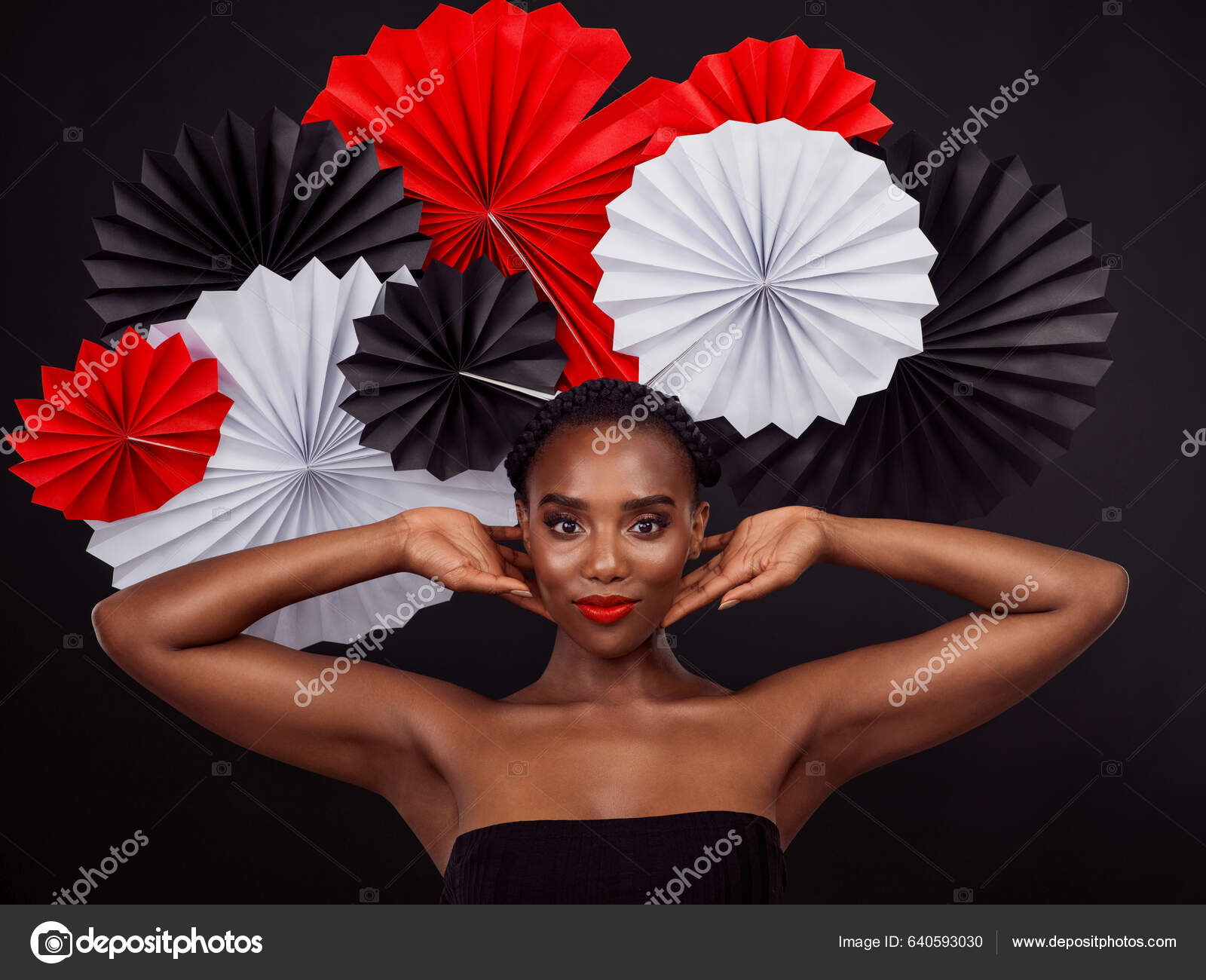 Once Queen Always Queen Studio Shot Beautiful Young Woman Posing ...