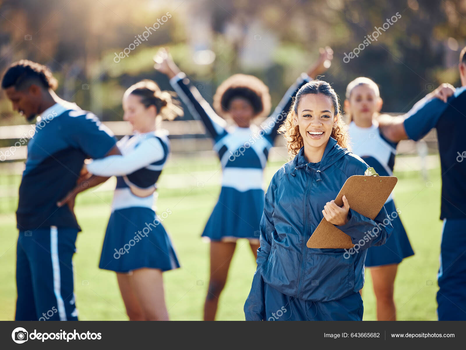 High School Cheerleader Portrait