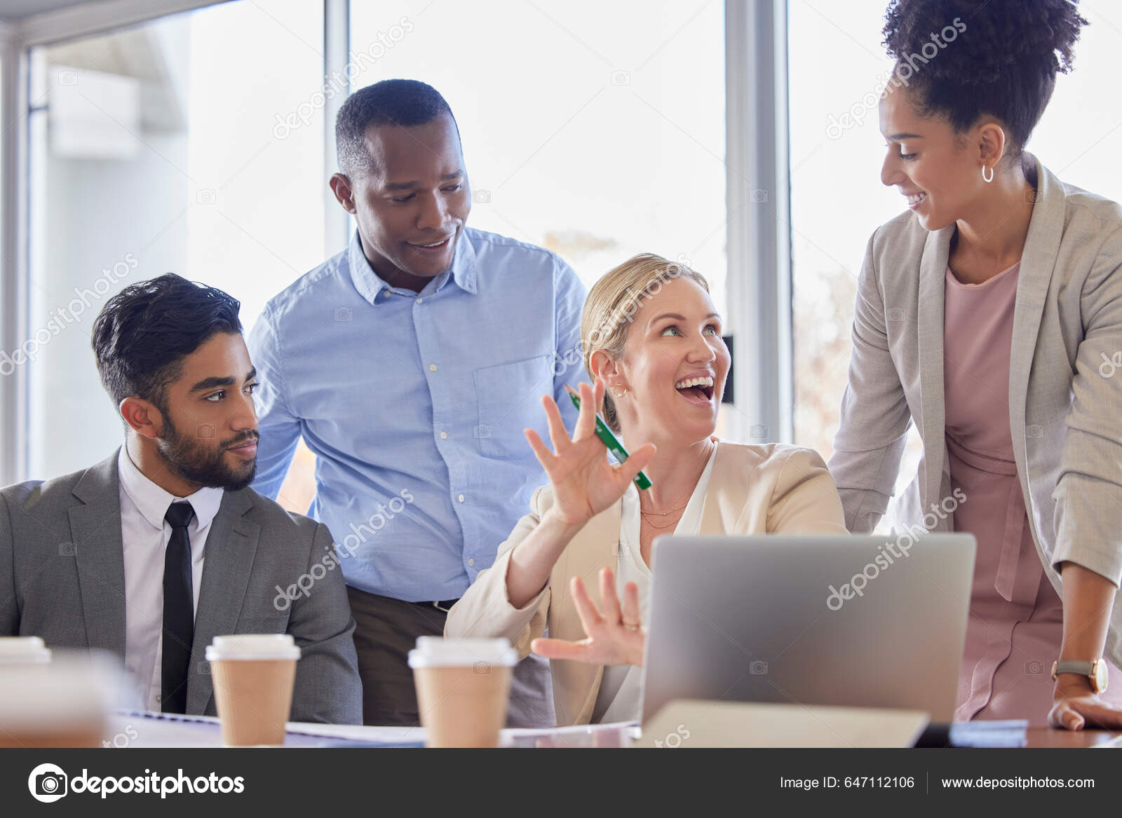 Laughing Office People