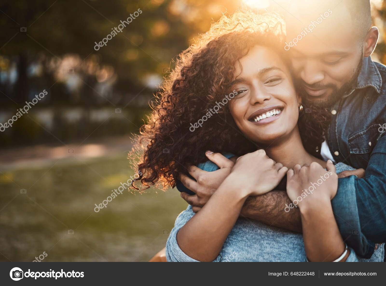 All Perfect Love World Affectionate Young Couple Bonding Together ...