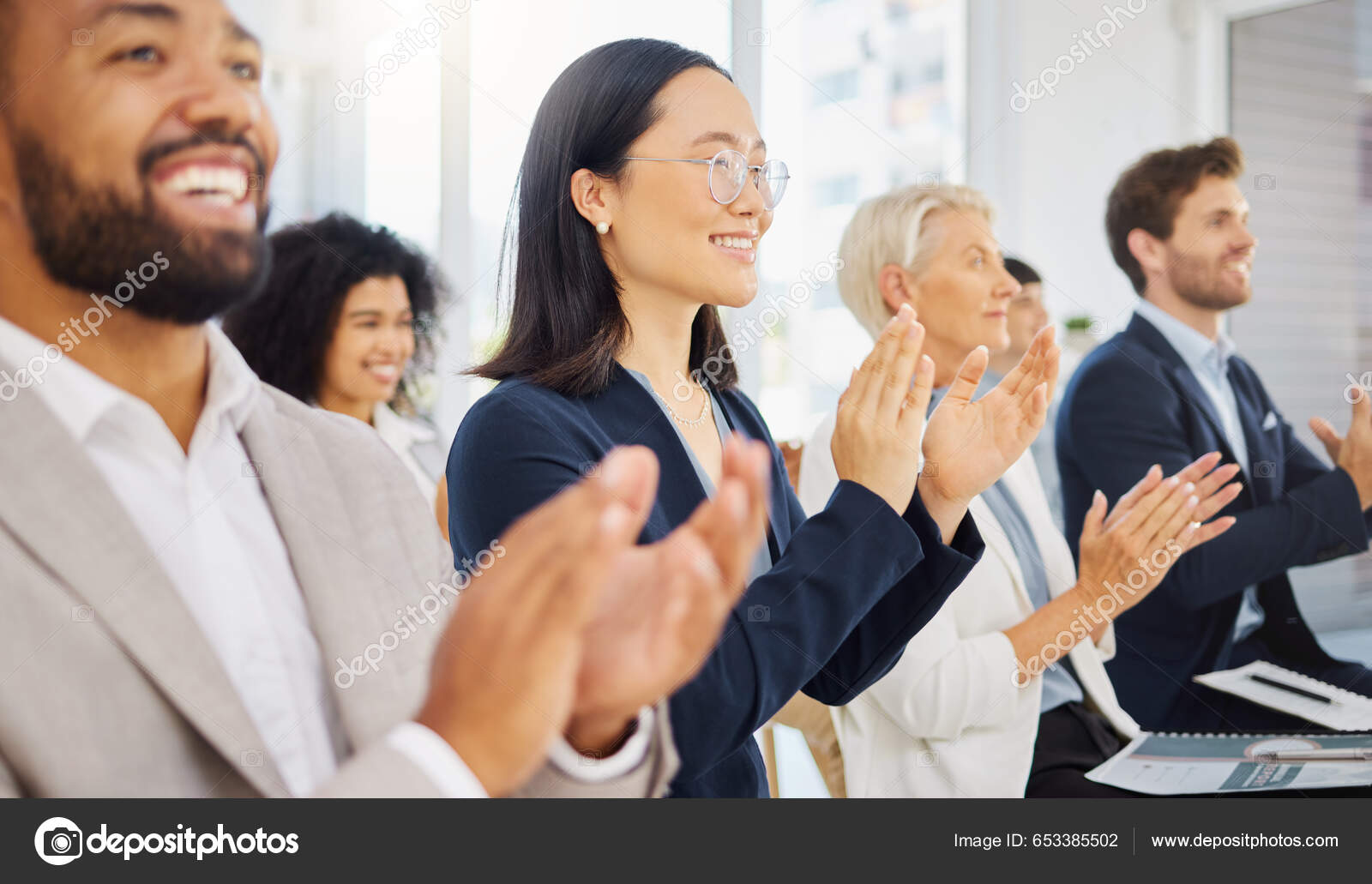 Happy Business Audience