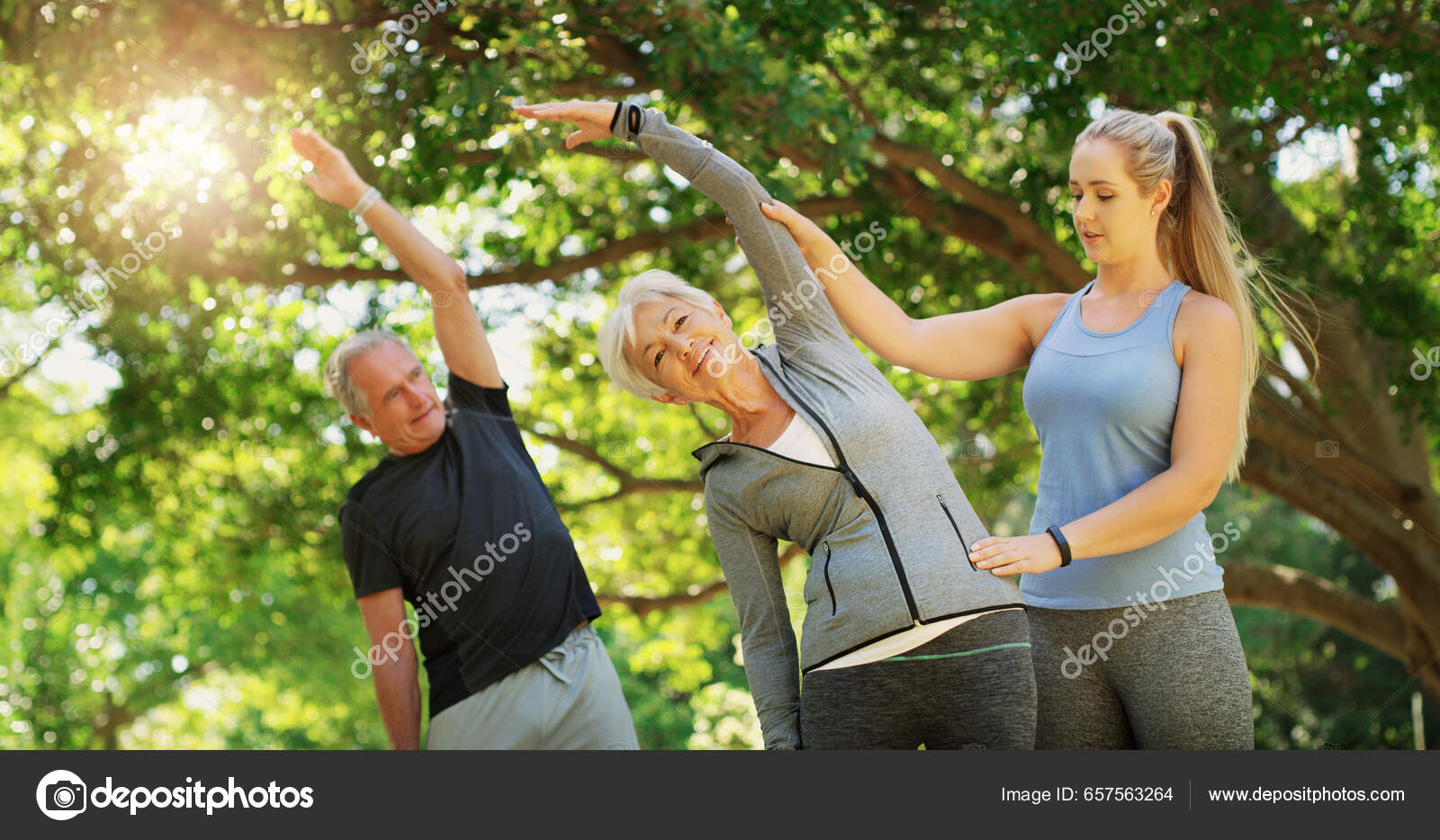 Active Elderly Couple