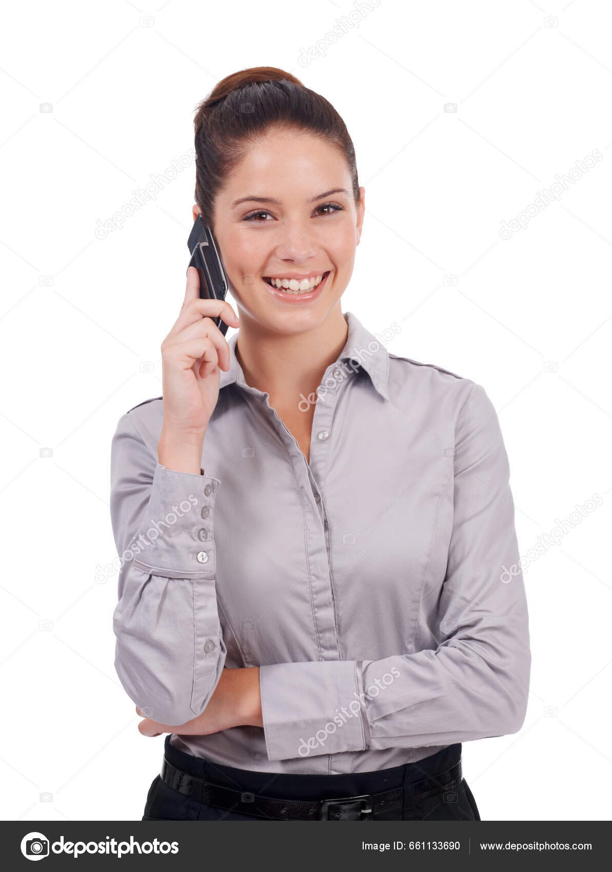 Happy Cell Phone Call