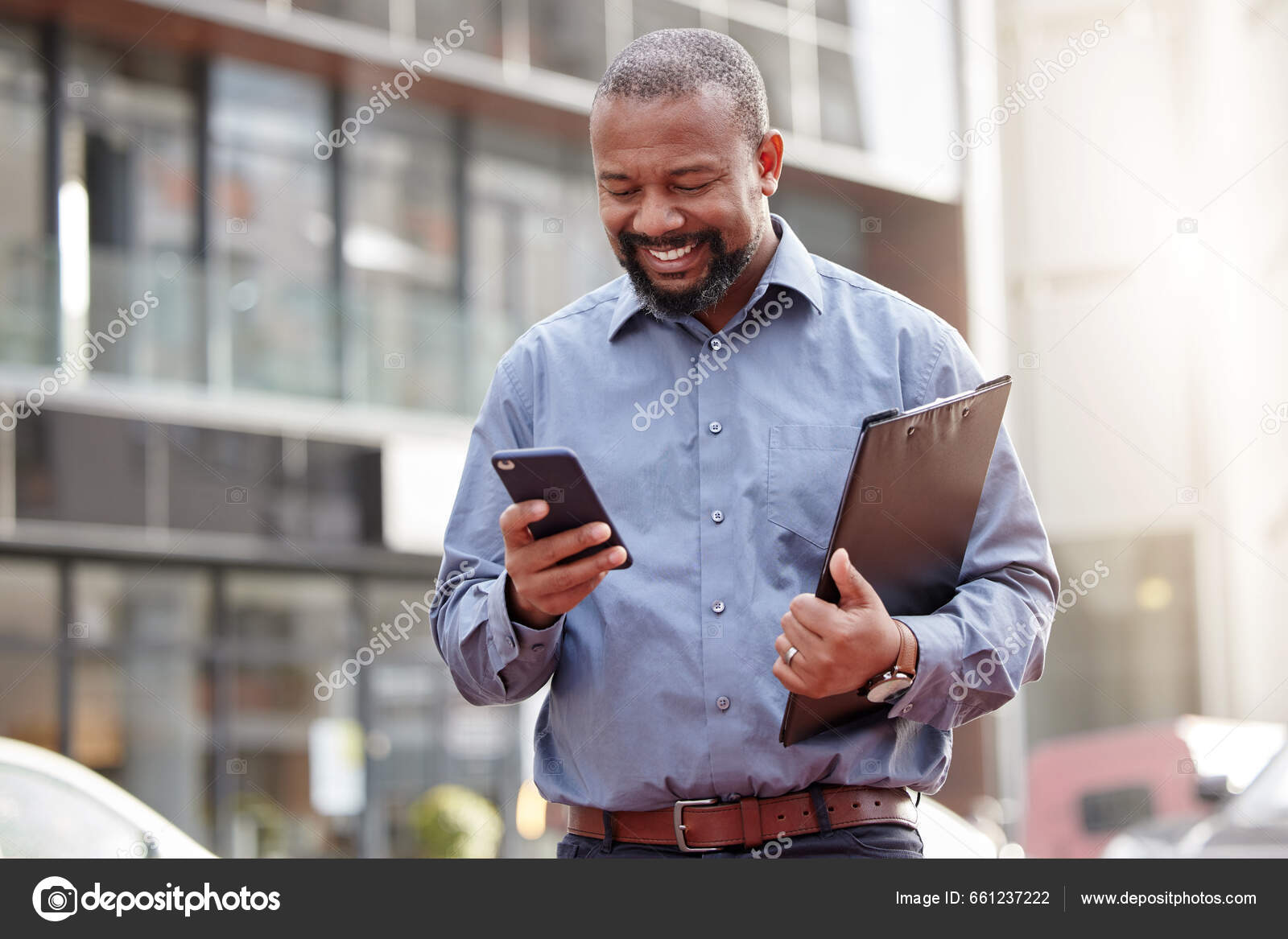 Man Typing An Email