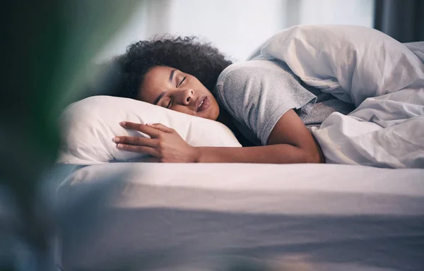 Black woman sleeping in bed Stock Photos, Royalty Free Black woman ...