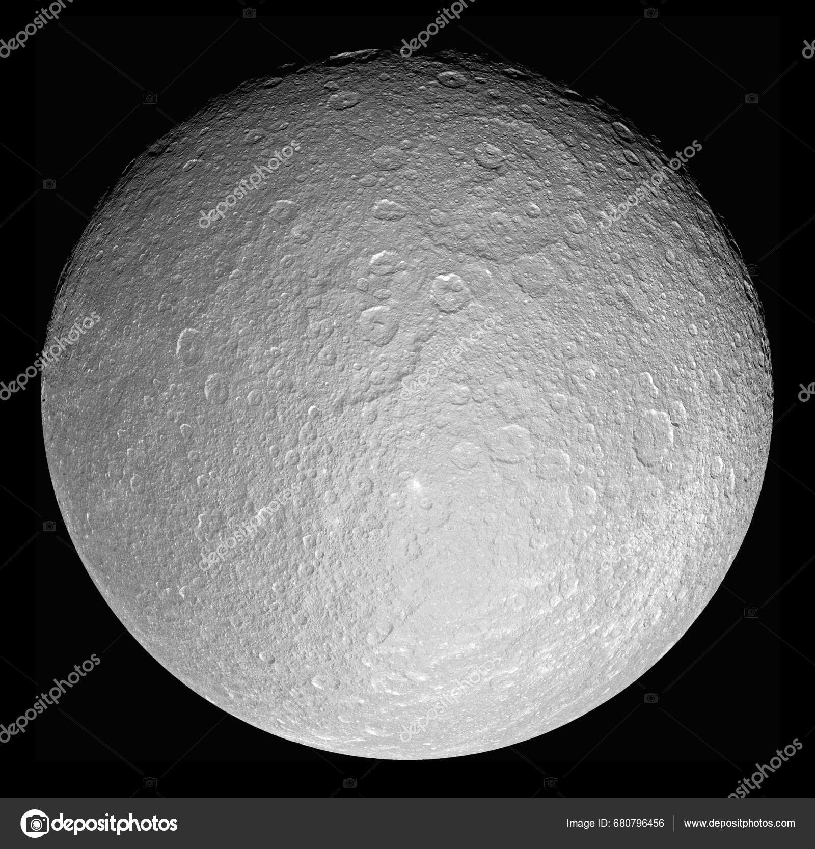 Rhea Planet Universe Solar System Nebula Science Mock Space Black ...