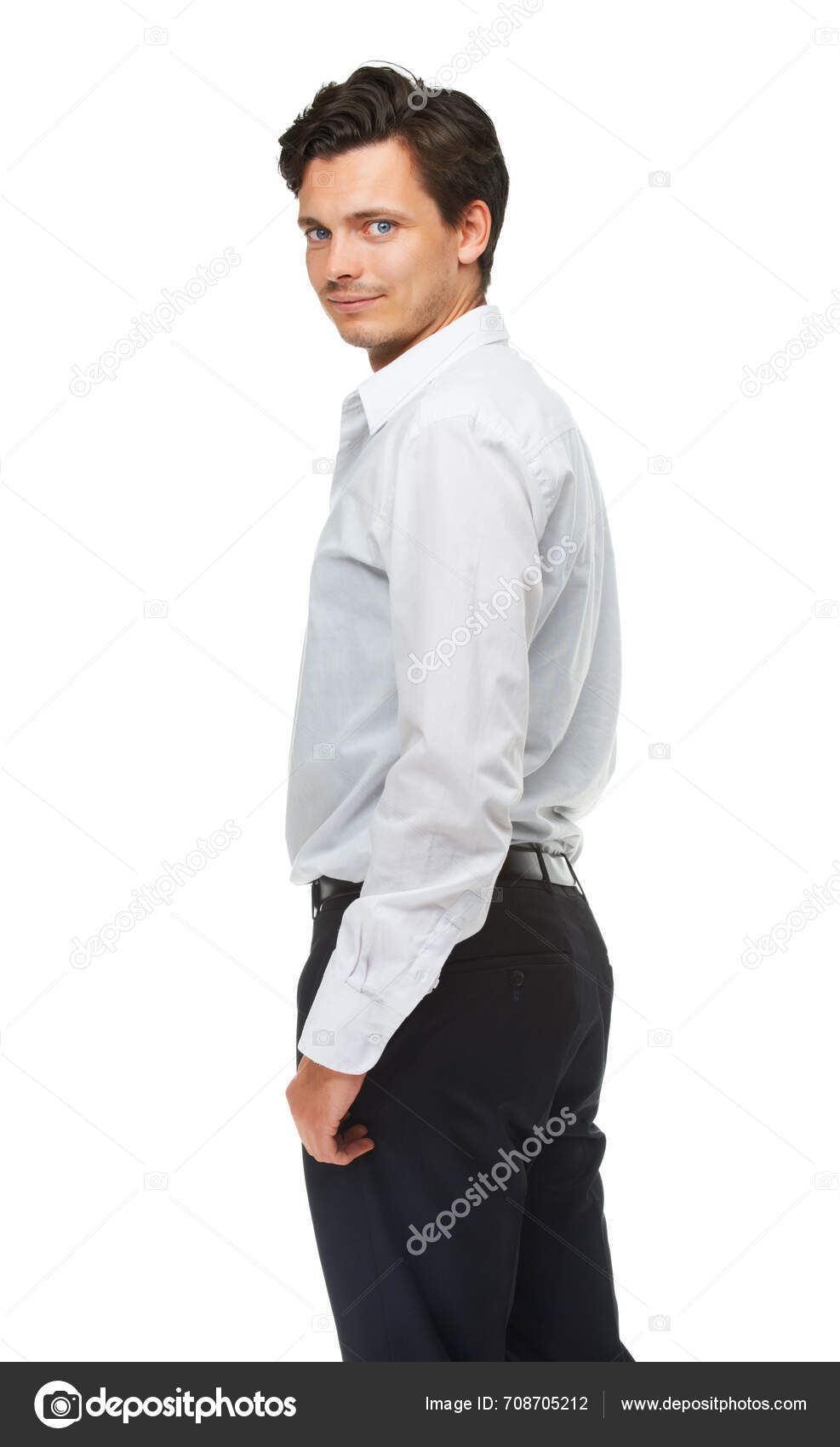 Portrait Businessman Smile Studio Professional Formal Happy Confidence ...