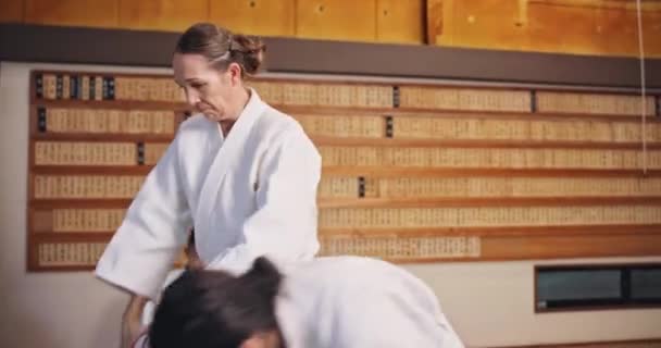 Teacher Student Fight Dojo Karate Kung Training Fitness Practice People ...