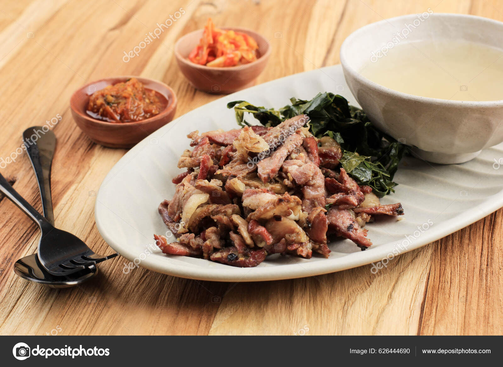 Se'i Sapi Beef Sei Indonesia Traditional Smoked Beef Served Boiled ...