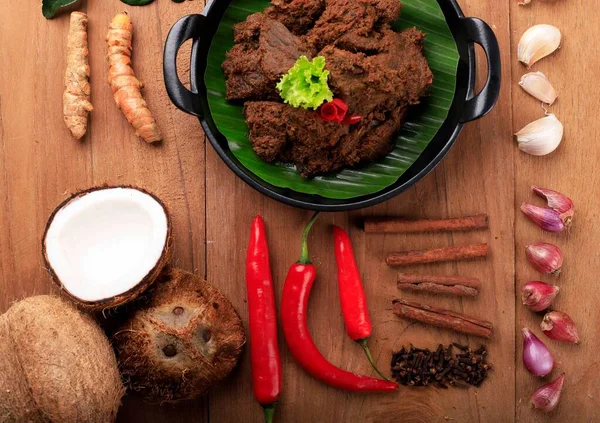 Selected Focus Rendang or Randang is The Most Delicious Food in the ...