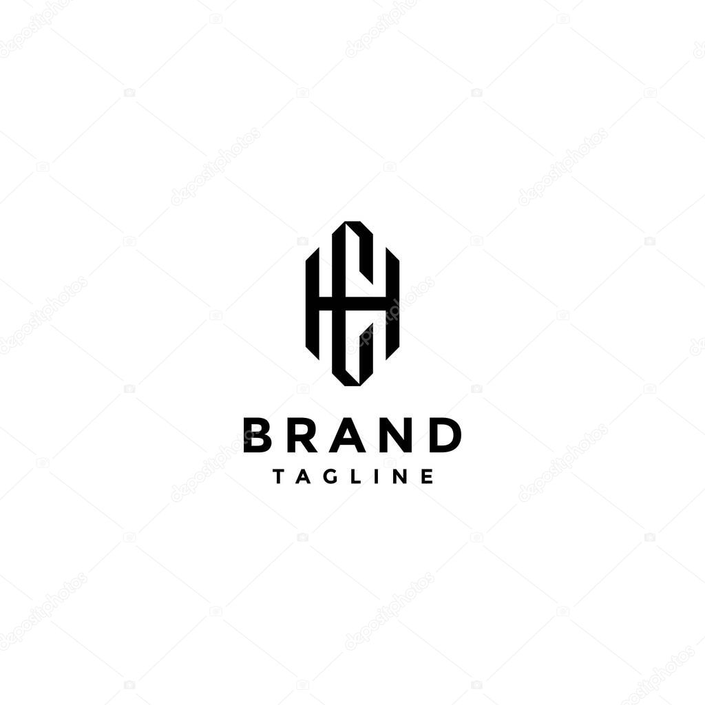 Letra inicial CH En un dise o de logotipo de s mbolo. Dise o geom trico de letras C y H Logo ...