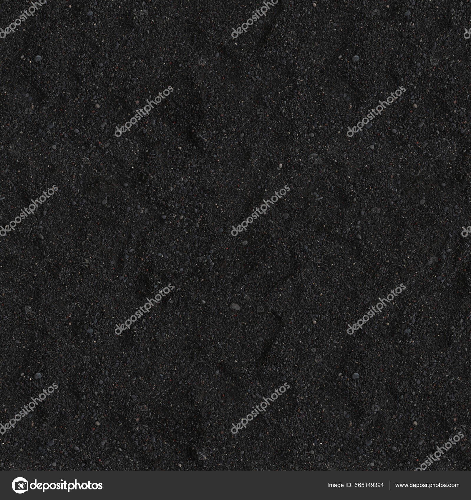 Seamless Black Sand Texture