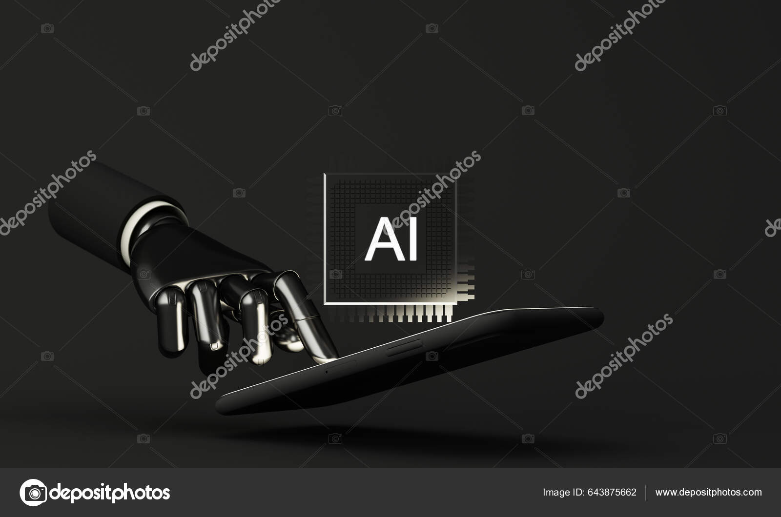 Artificial Intelligence Data Mining Deep Learning Computer Technologies Futuristic Cyber — Stock ...