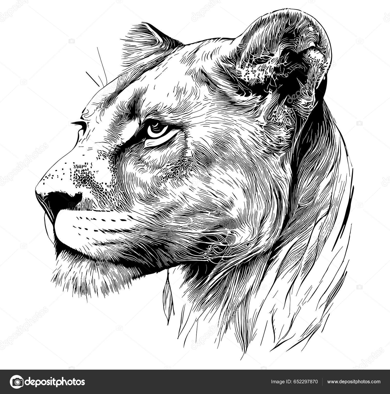 Lioness Sketch