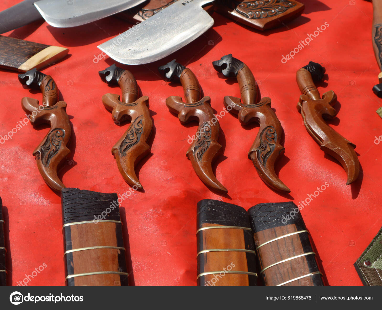 Kujang Typical Weapon West Java Indonesia Society Stock Photo by ...