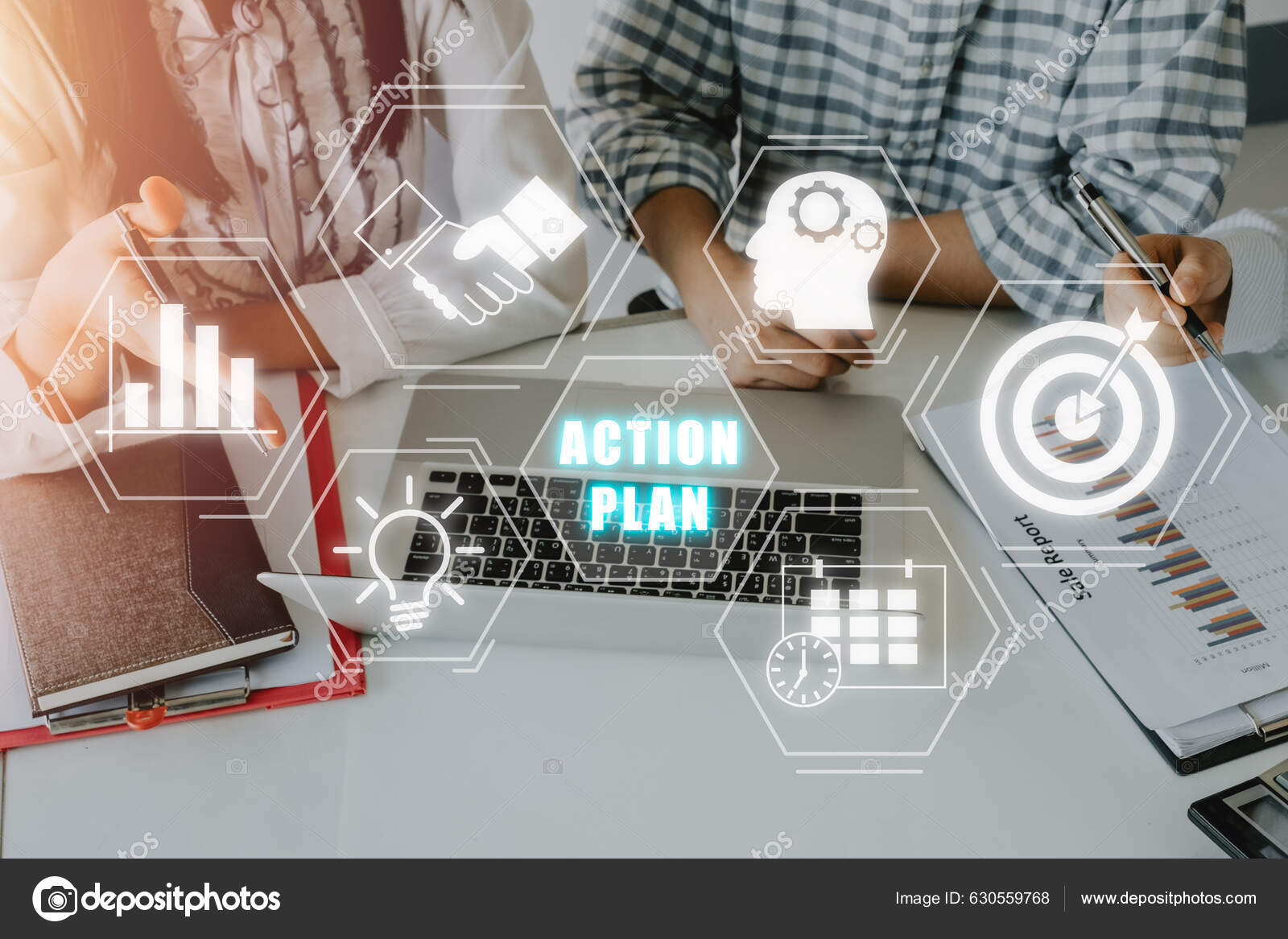 Action Plan Strategy Vision Planning Direction Concept Business Team ...