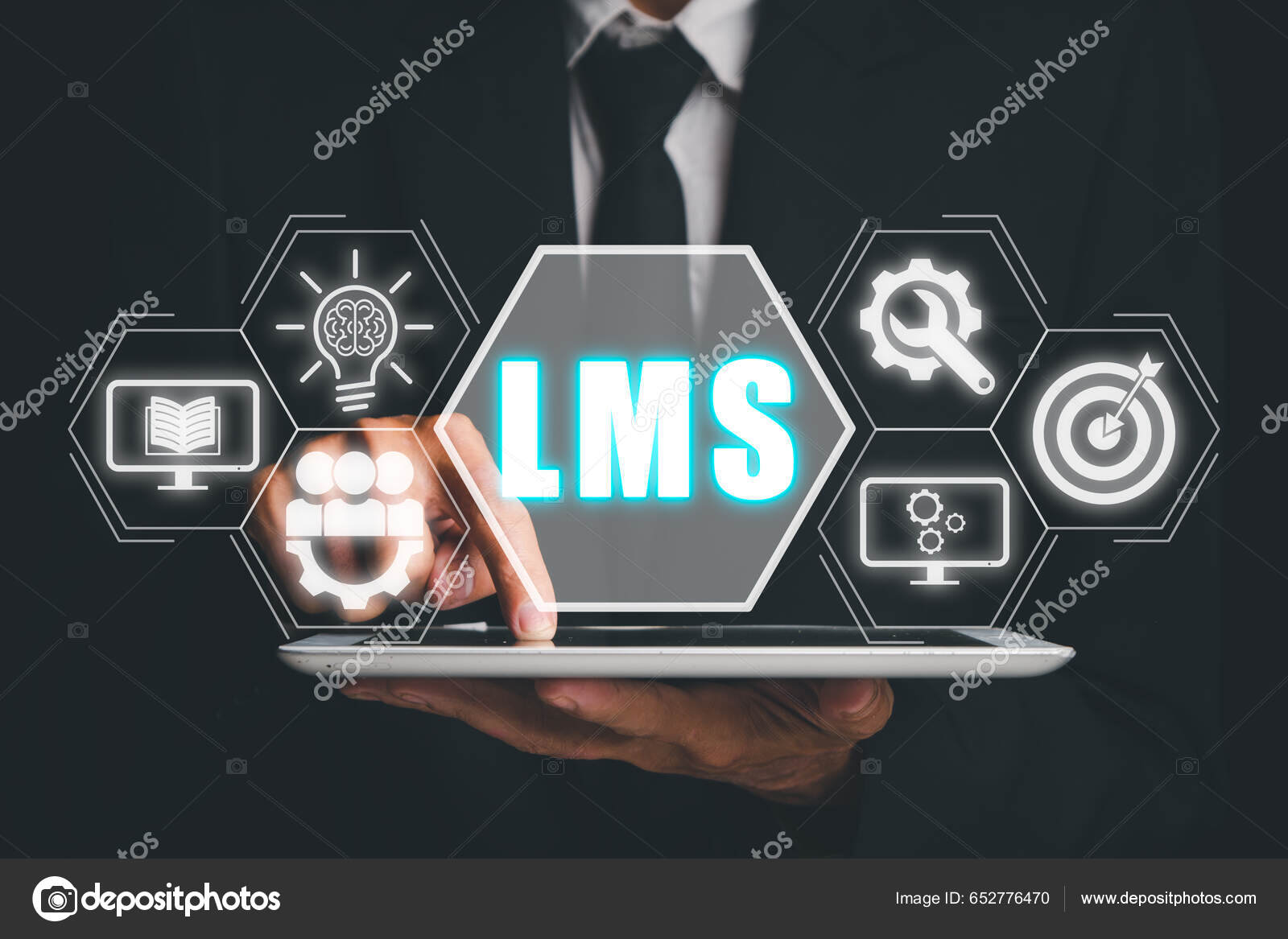 Lms Learning Management System Concept Business Person Using Tablet Lms ... Lms Learning Management System Concept Business Person Using Tablet Lms ...