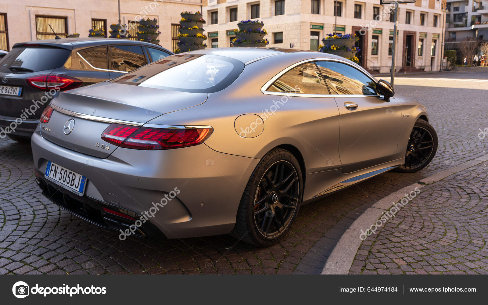 Mercedes Amg Biturbo Rear View Udine Italy_March 2023 — Stock Editorial ...