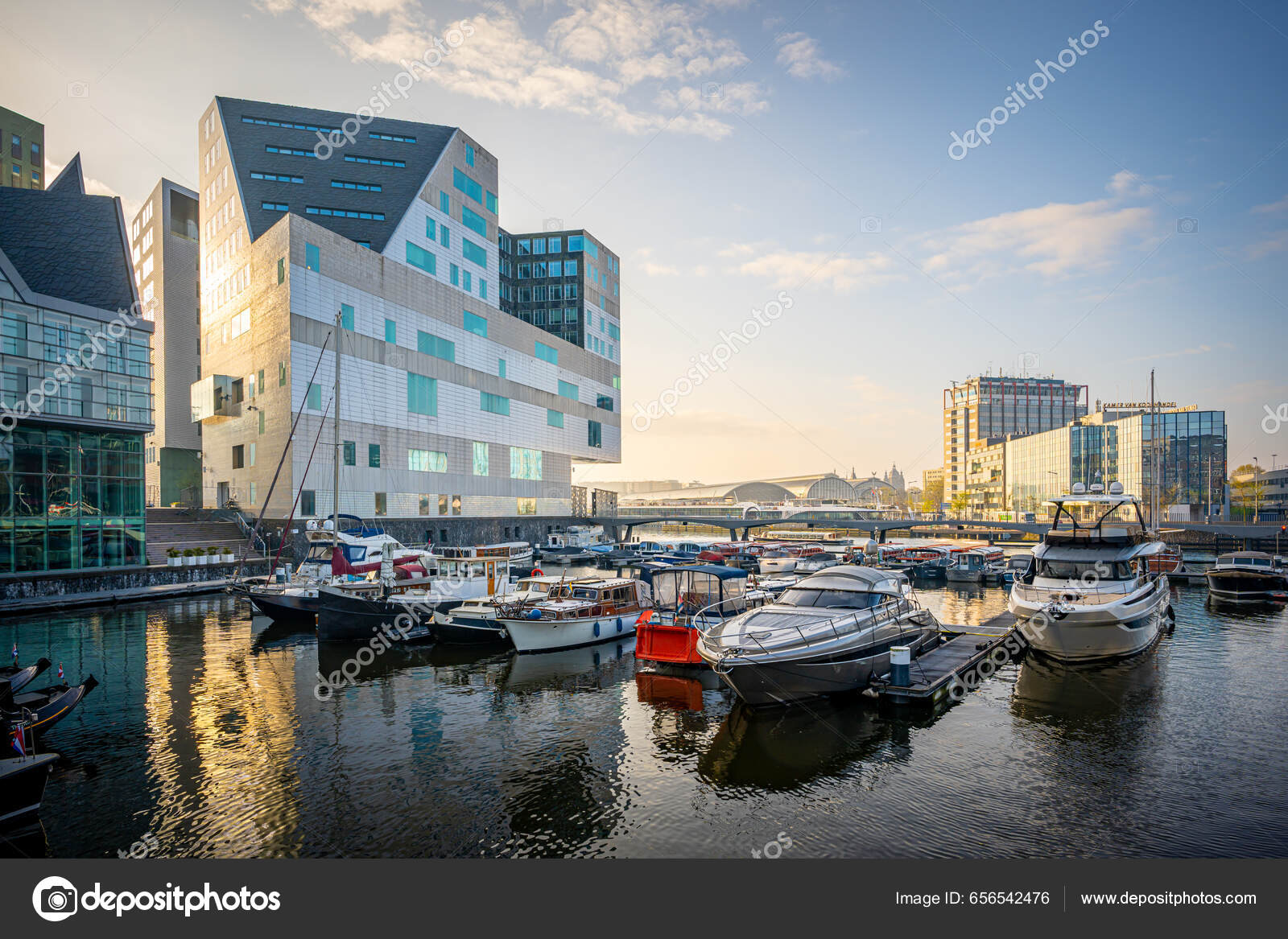 View Modern Buildings Amsterdam Amsterdam Capi — Stock Editorial Photo ...