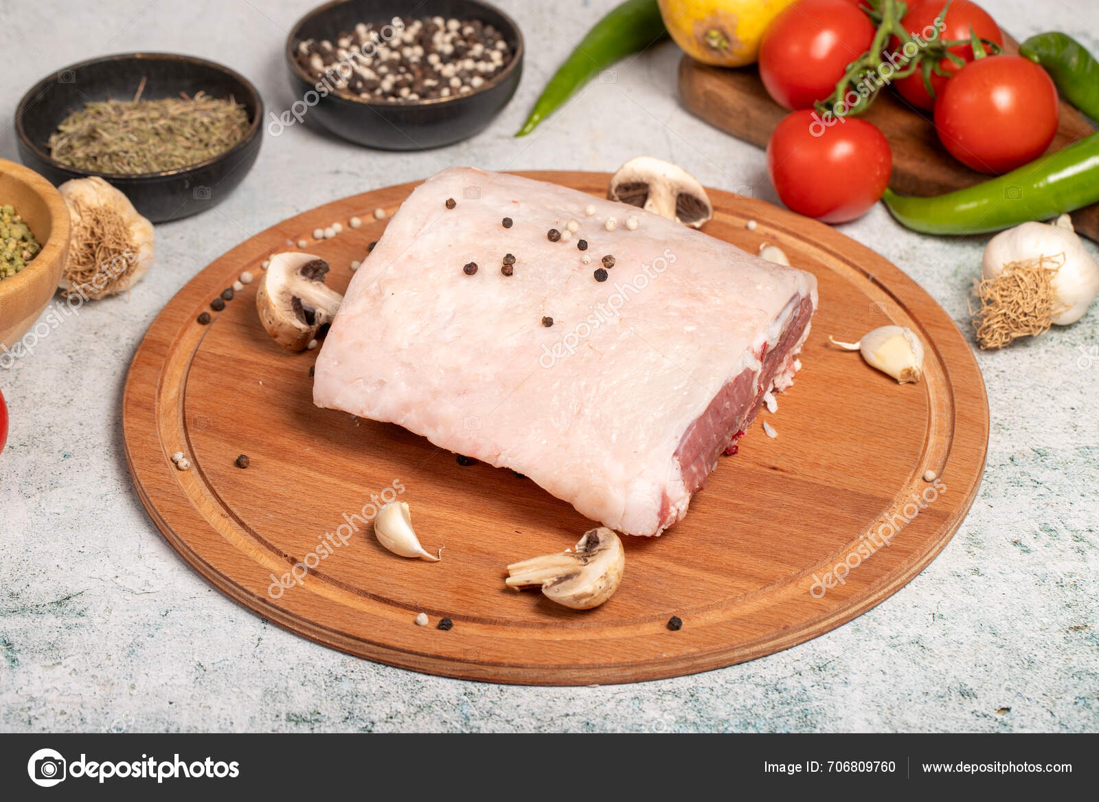 Boneless Lamb Back Meat Butcher Products Lamb Back Fillet Meat — Stock ...