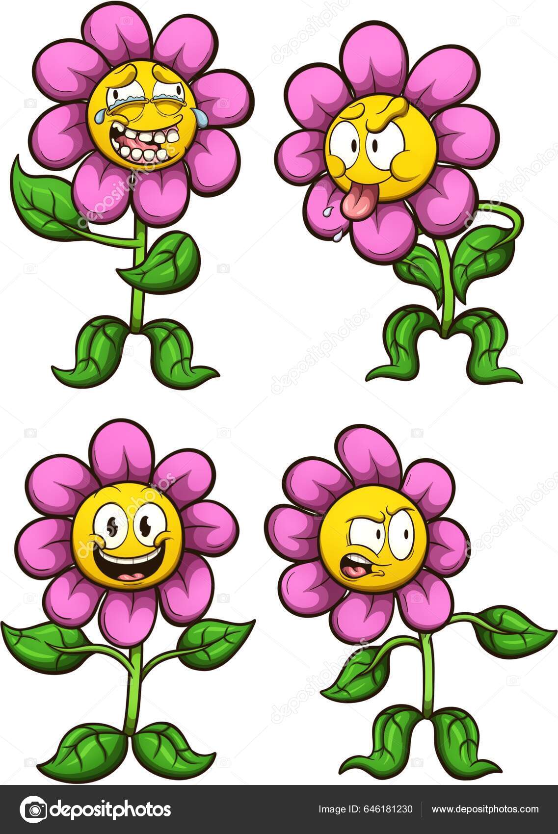 Simple Cartoon Flower