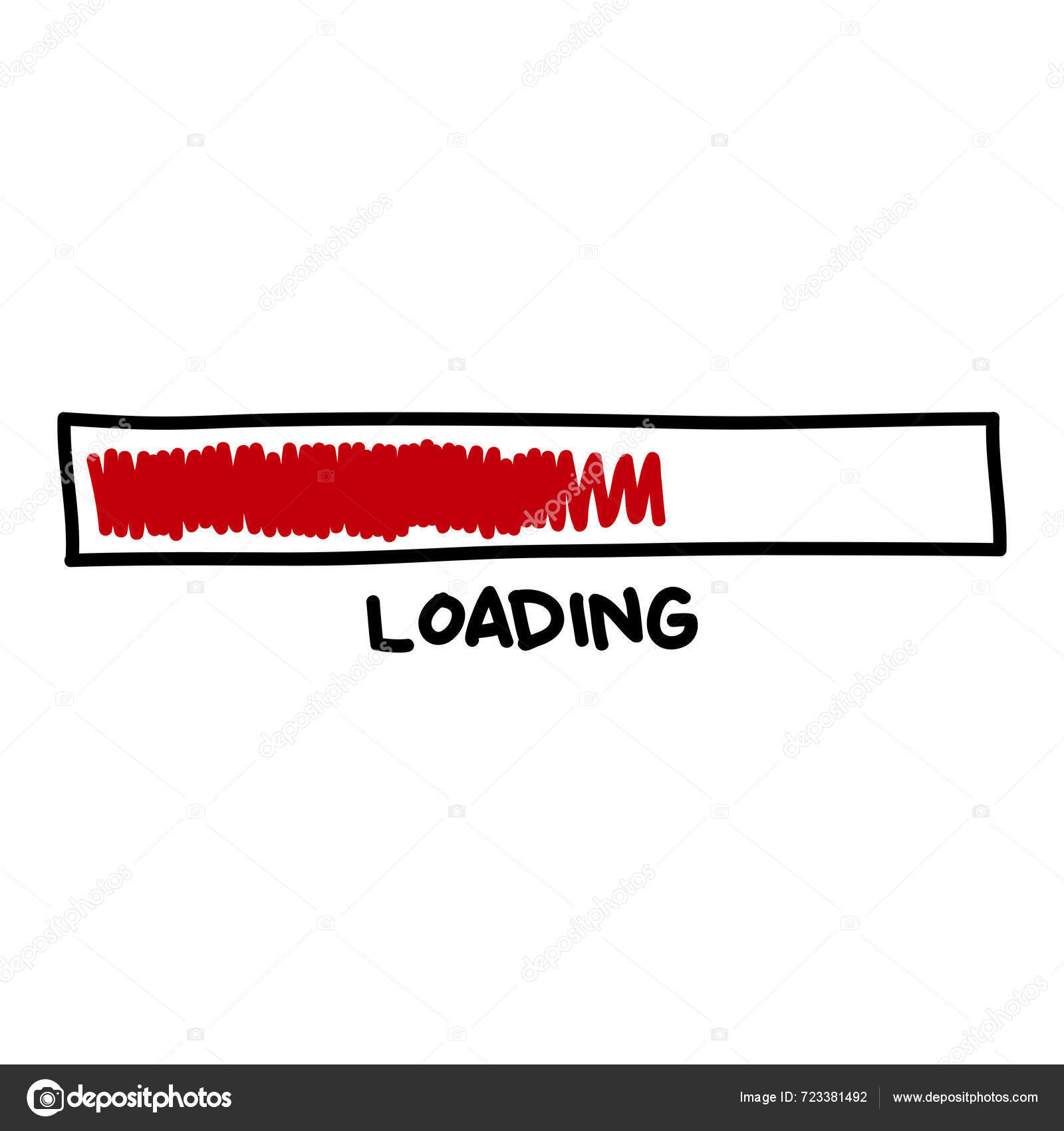 Loading Sign Doodle Vector Illustration Stock Vector by ©Dadan ...
