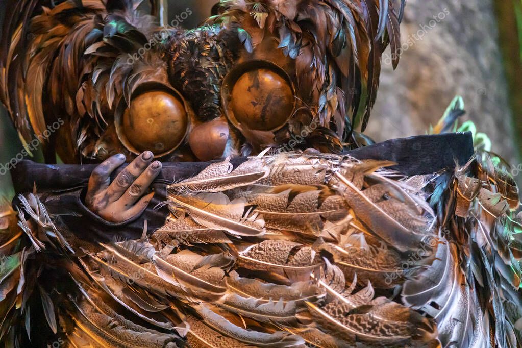 Mayan warriors at Xcaret performing a pre-Hispanic Mayan dance called ...