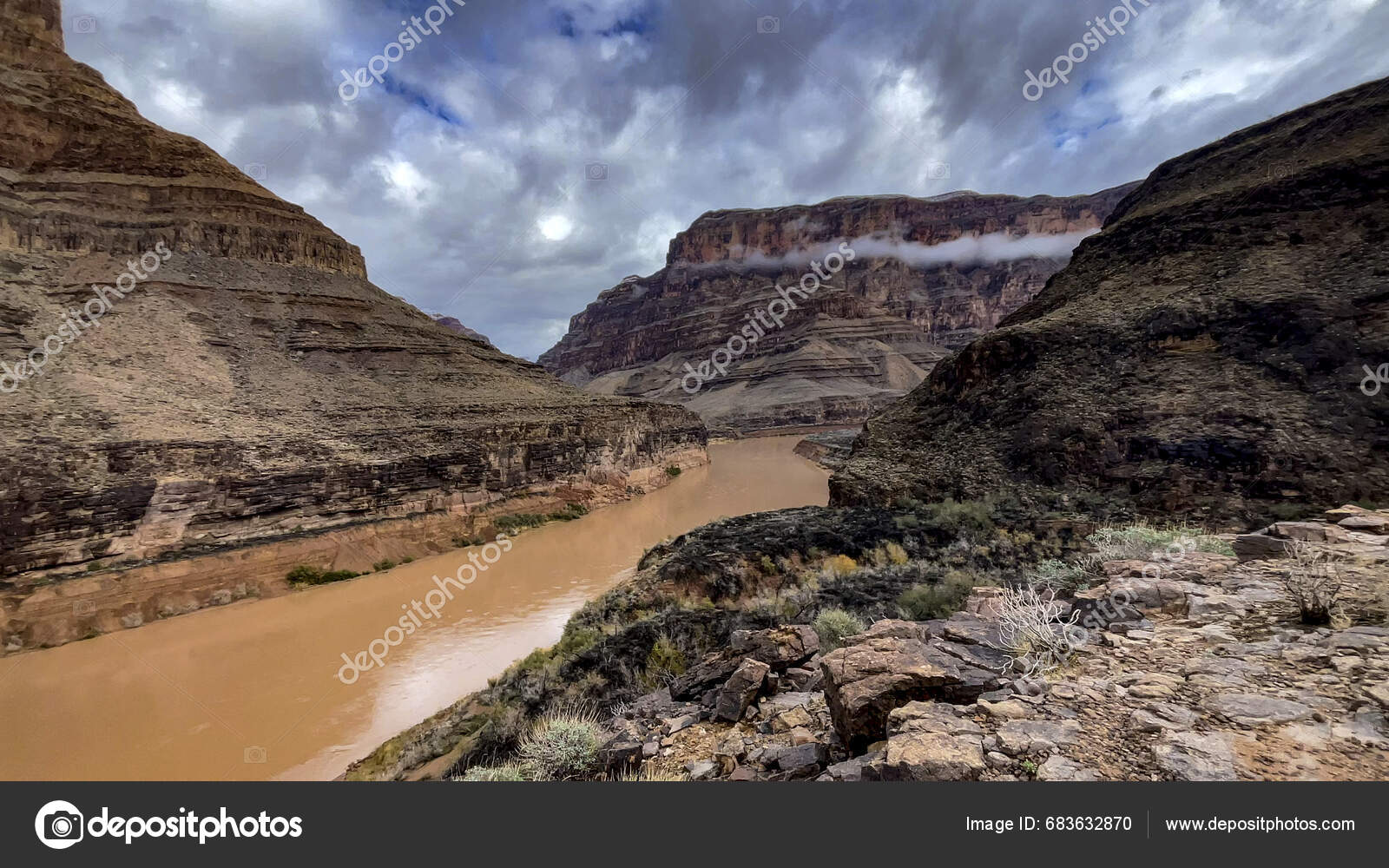 Photograph Grand Canyon National Park Great Colorado River Its ...