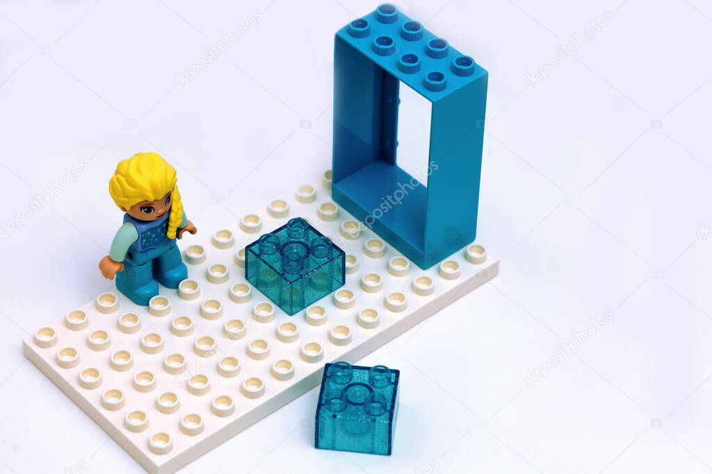 Copenhague, Dinamarca - 5 de diciembre de 2022. Lego ambientado en ...