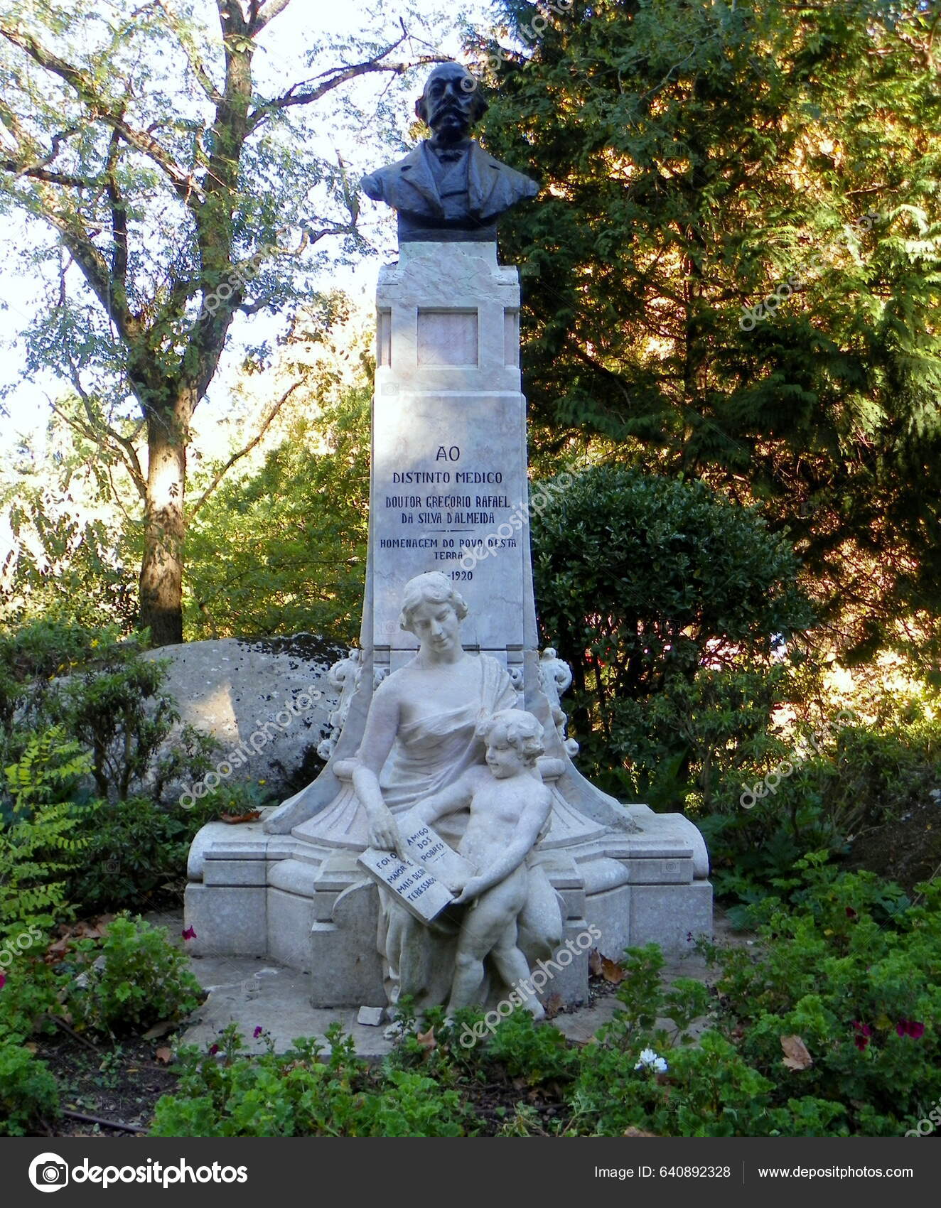 Portugal Sintra Volta Duche Monument Doctor Gregorio Rafael Silva D ...