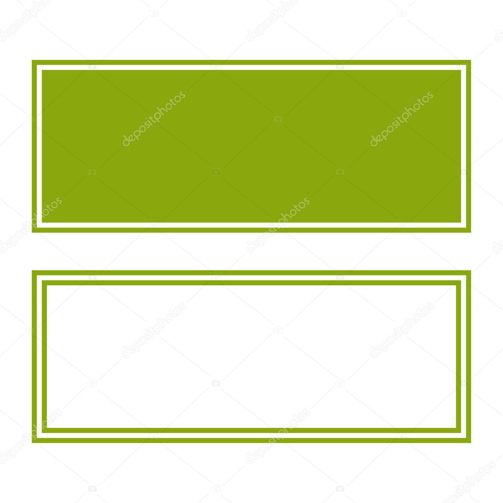 Rectángulos verdes en estilo retro. Tecnología moderna. Decoración de ...