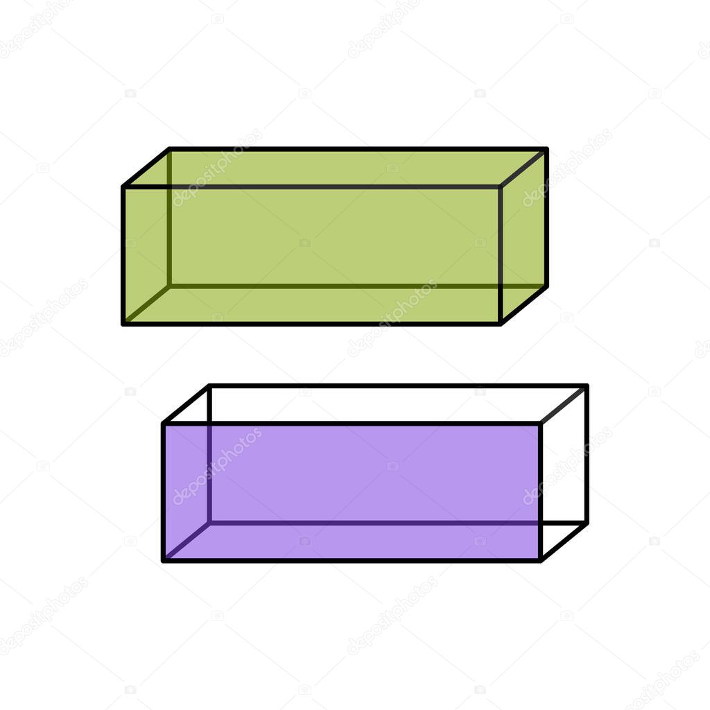 Rect ngulos tridimensionales. Concepto de equipo. Ilustraci n vectorial ...