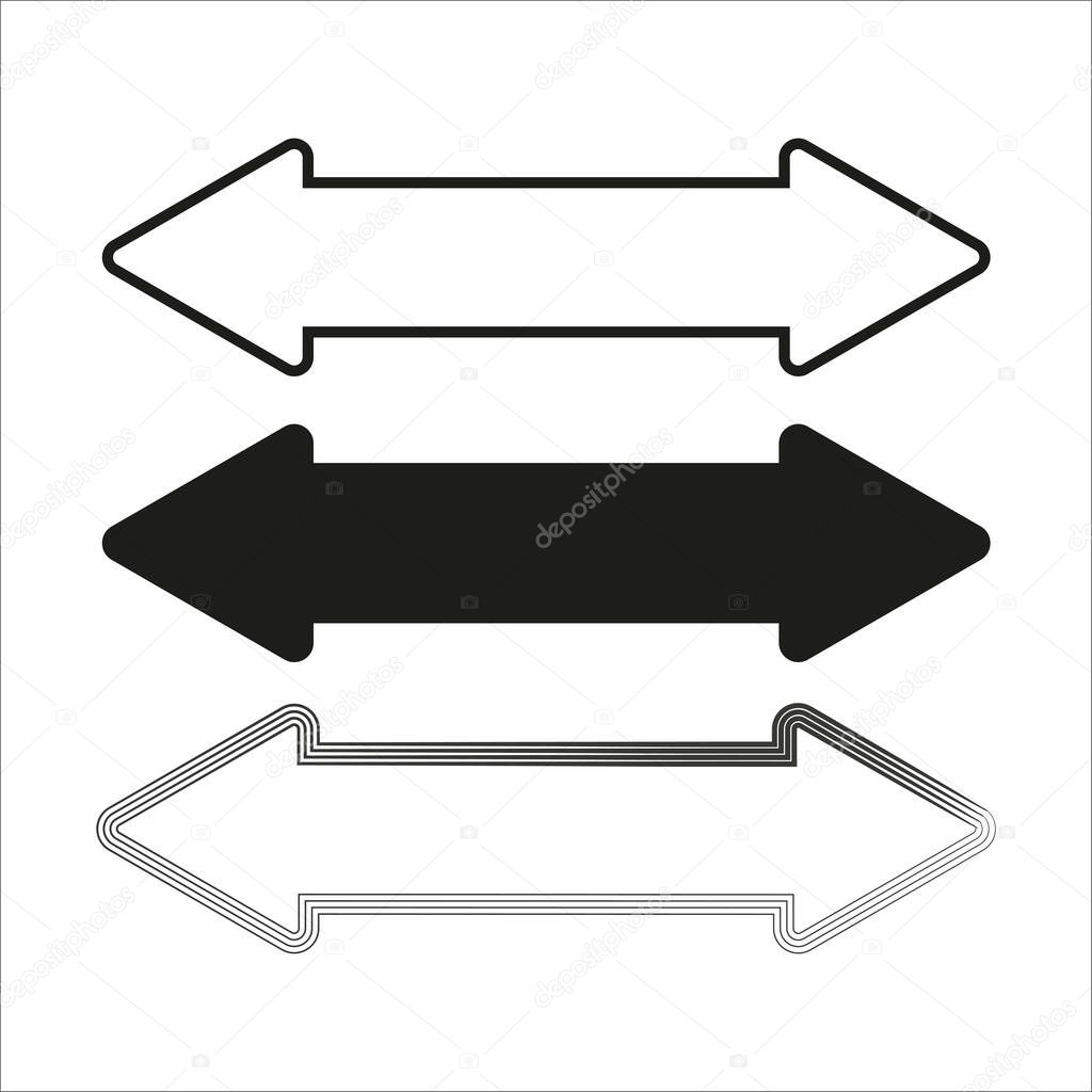 Icono de flecha doble. Signo doble. Botón de navegación. Símbolo del ...