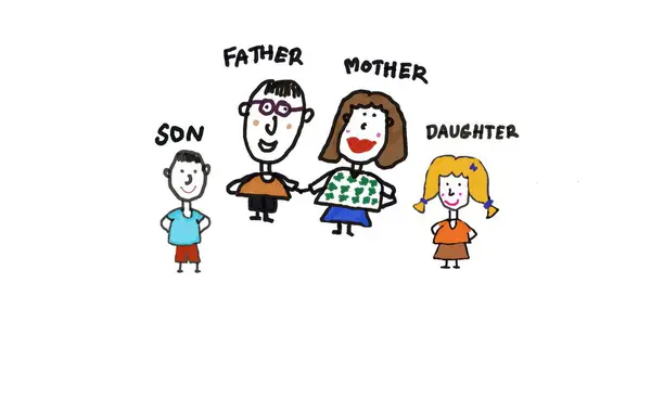 My family cartoon Stock Photos, Royalty Free My family cartoon Images ...