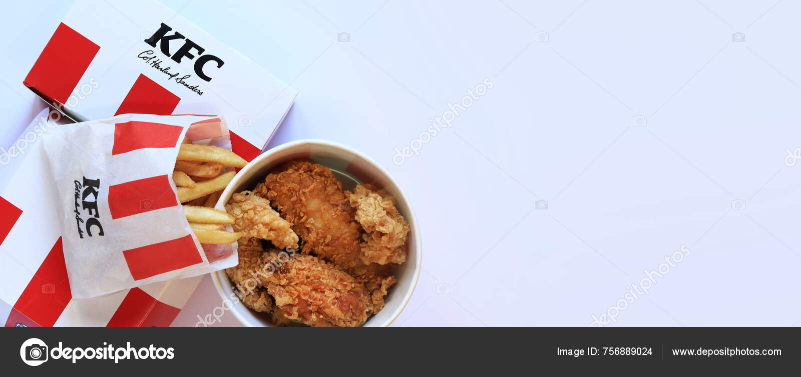 Kyiv Ukraine October 2024 Kfc Bucket Strips Burger Paper Box — Stock Editorial Photo © MariaView ...