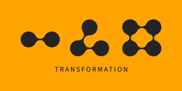 Skift ikon, transformation, evolution, udvikling Stockvektor af ...