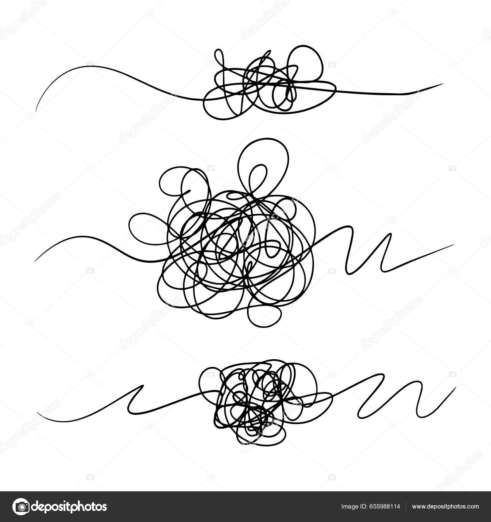 Hand Drawn Tangle Scrawl Sketch Abstract Scribble Vector Illustration ... Hand Drawn Tangle Scrawl Sketch Abstract Scribble Vector Illustration ...