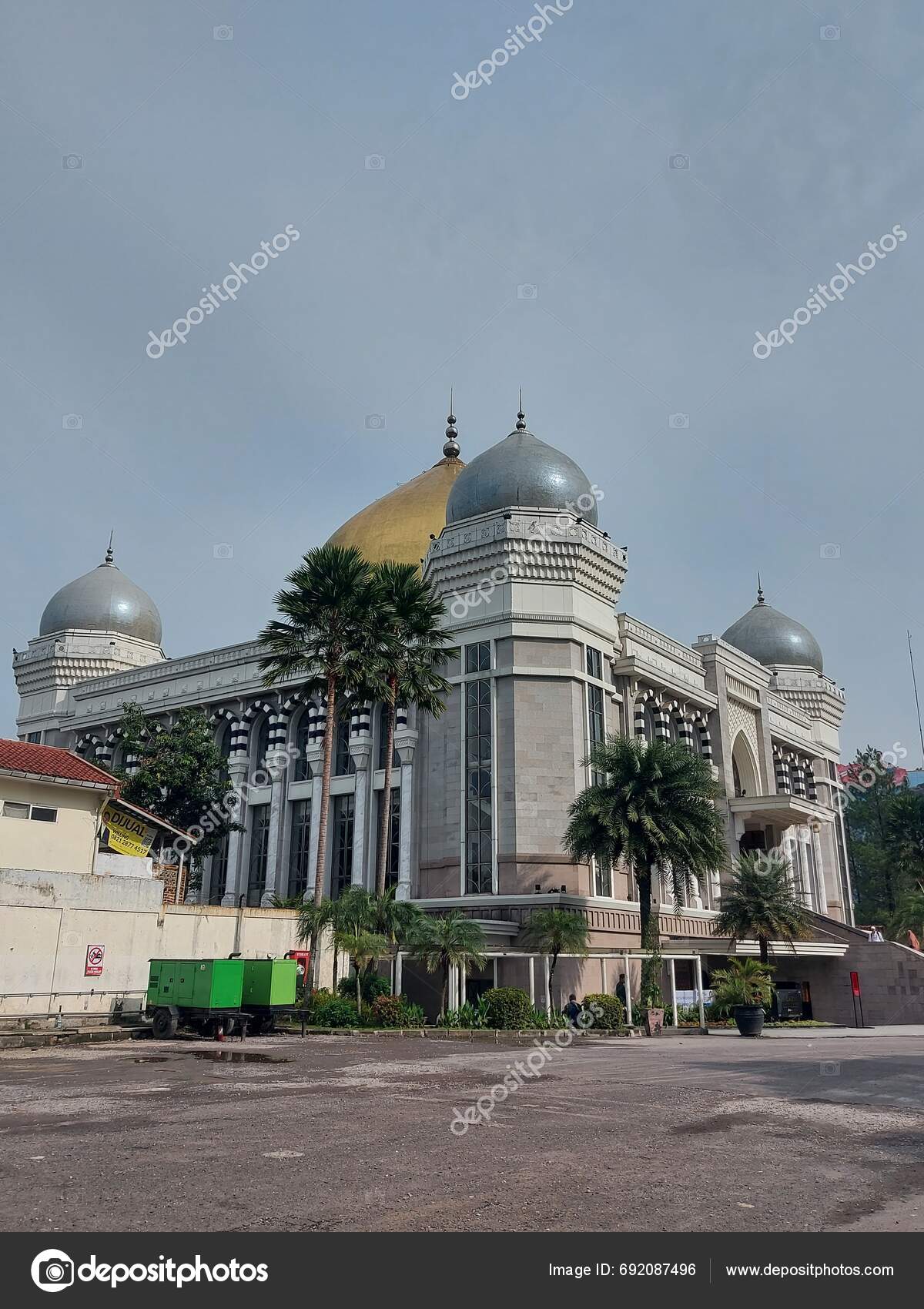 Bandung Indonesia Dec 2023 Masjid Agung Trans Studio Bandung Mosque ...
