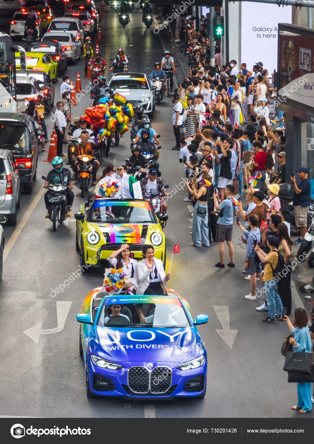 Bangkok Thailand June 2024 Thousands People Lgbtq Community Parade ...