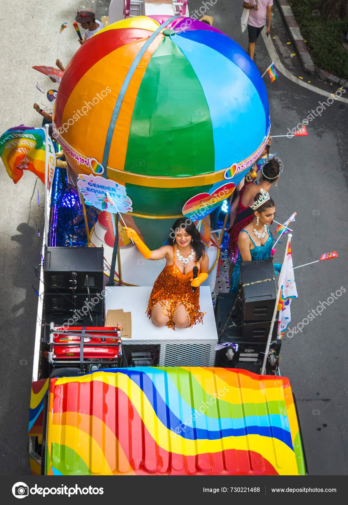 Bangkok Thailand June 2024 Thousands People Lgbtq Community Parade ...
