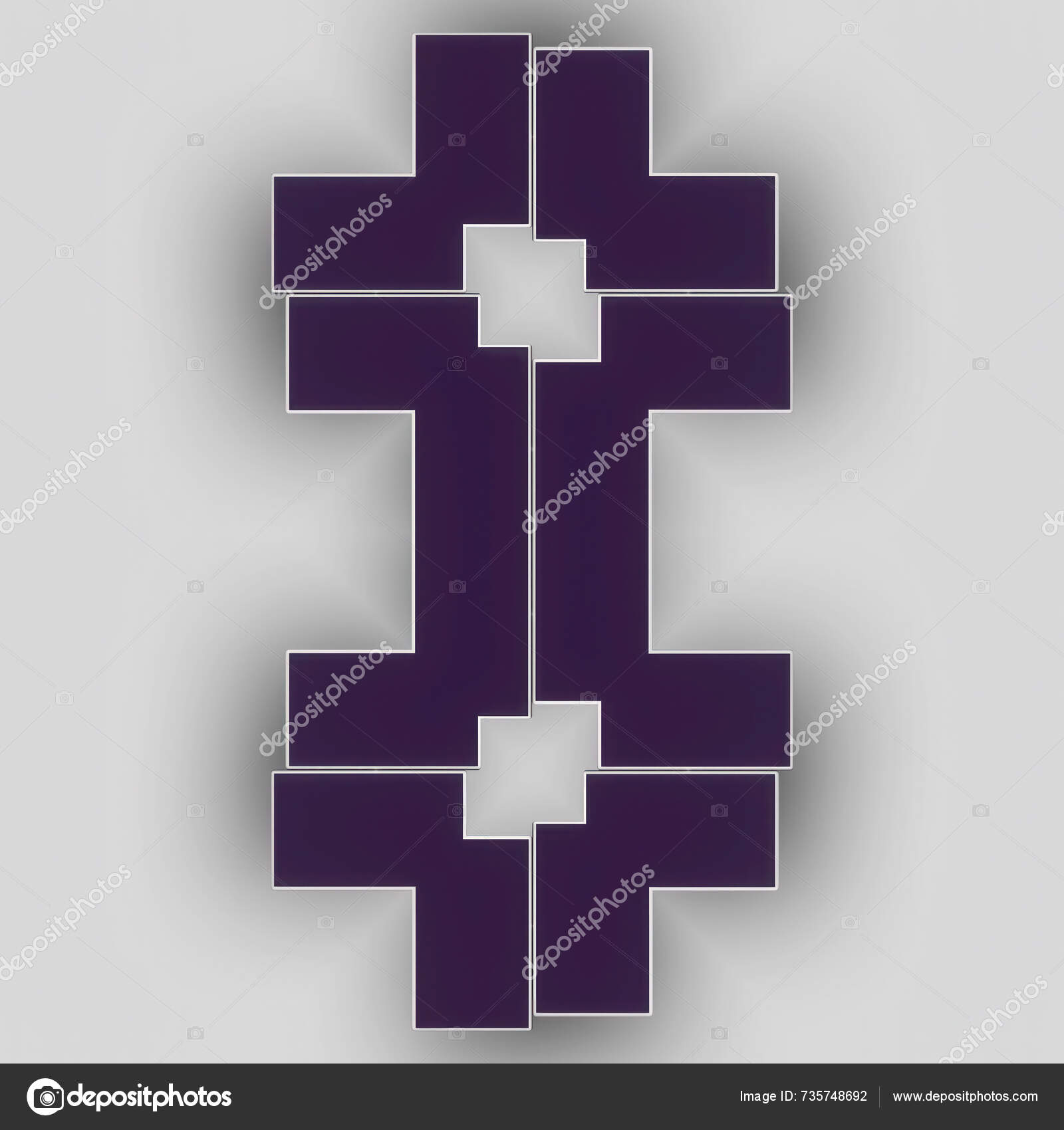 Squares Rectangles Create Dynamic Colored Pattern Rendering Digital ...