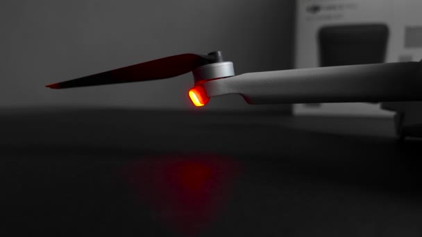 Drone Propeller Drone Blinking Indicator Connection Standby Mode Modern ...