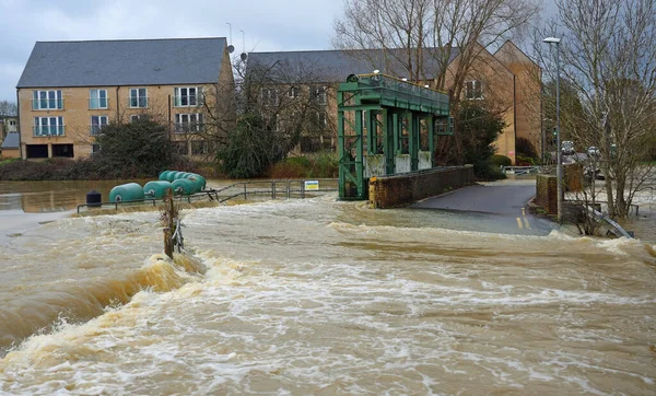 Little Paxton Cambridgeshire England January 2024 Flooding River Ouse ...