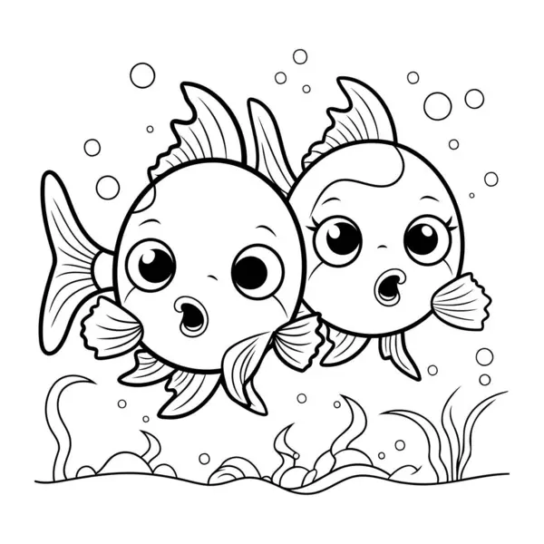 Cute two fish cartoon Stock Photos, Royalty Free Cute two fish cartoon ...