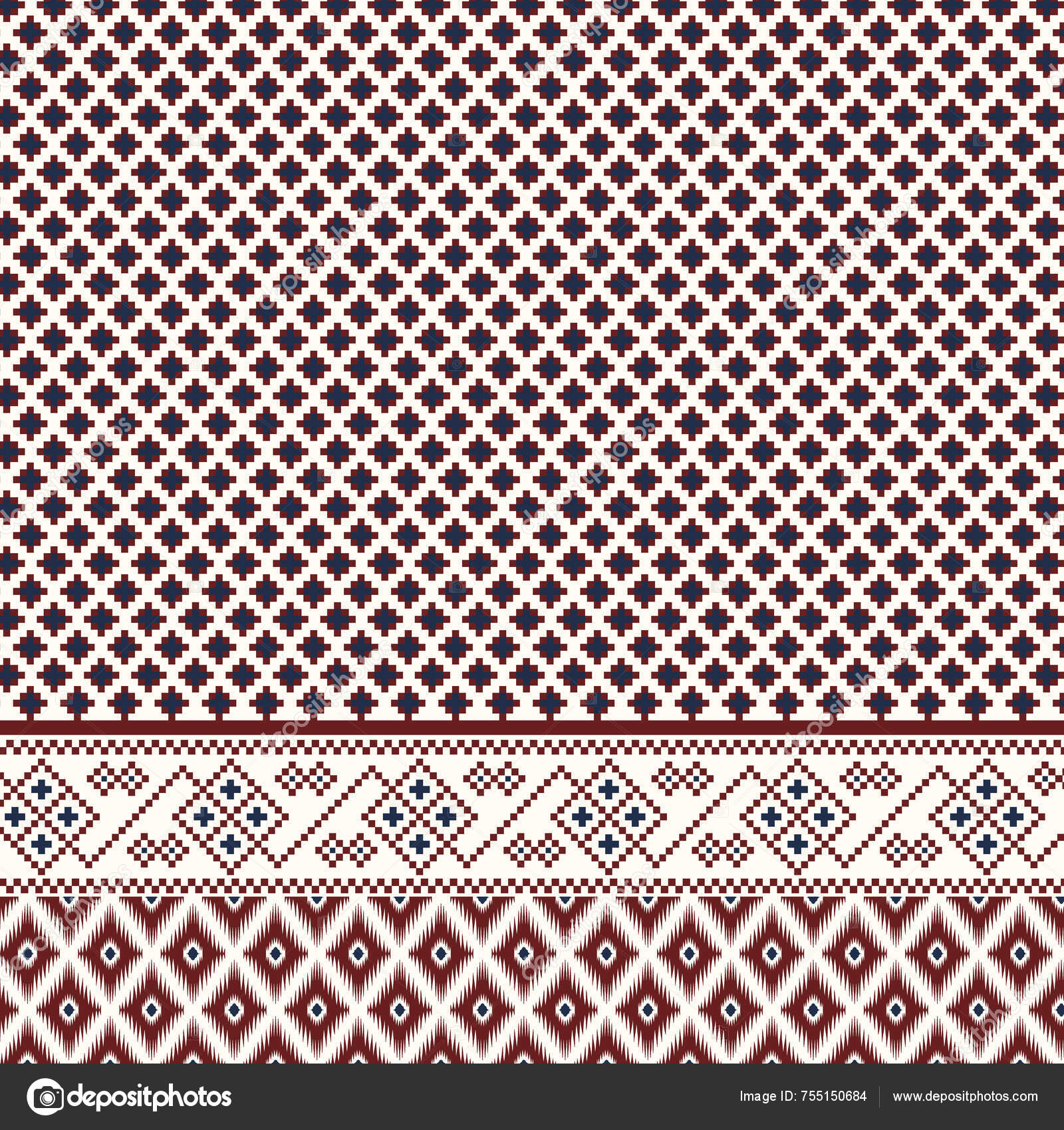 Geometric Patterns Clean Lines Bold Colors Ideal Digital Textile ...