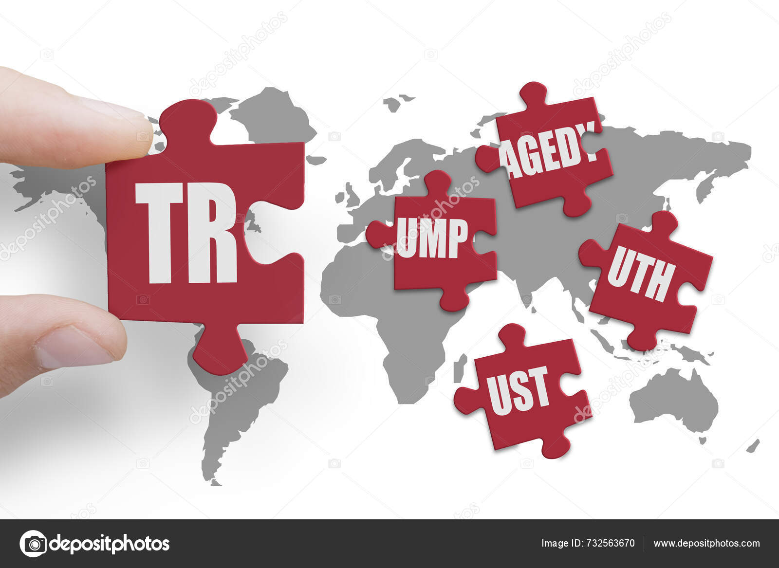 Puzzle Made Many Words Variations — Stock Photo © TomasRagina #732563670